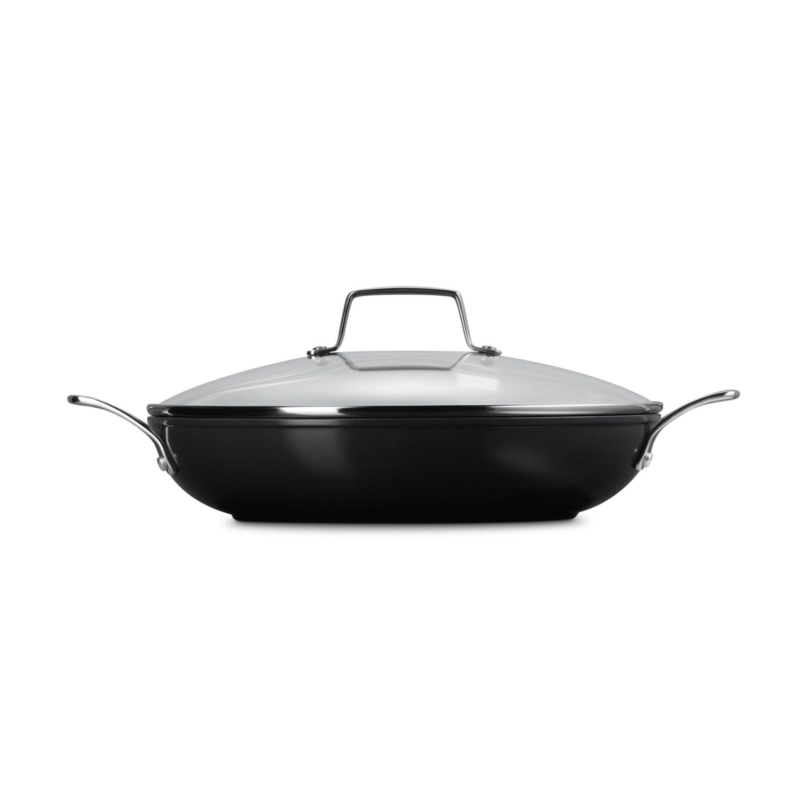 Buy Essential Non Stick Cookware Shallow Braiser Glass Lid 30cm for MYR ...