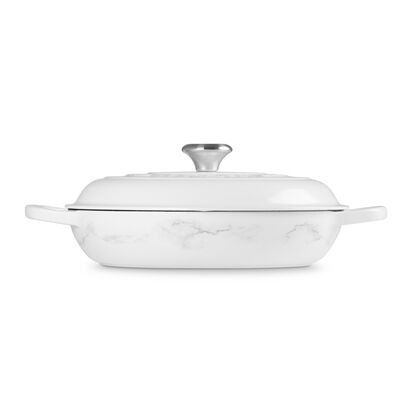 Buy Buffet Casserole White Marble 30cm for MYR 2700.00 | Le Creuset SEA