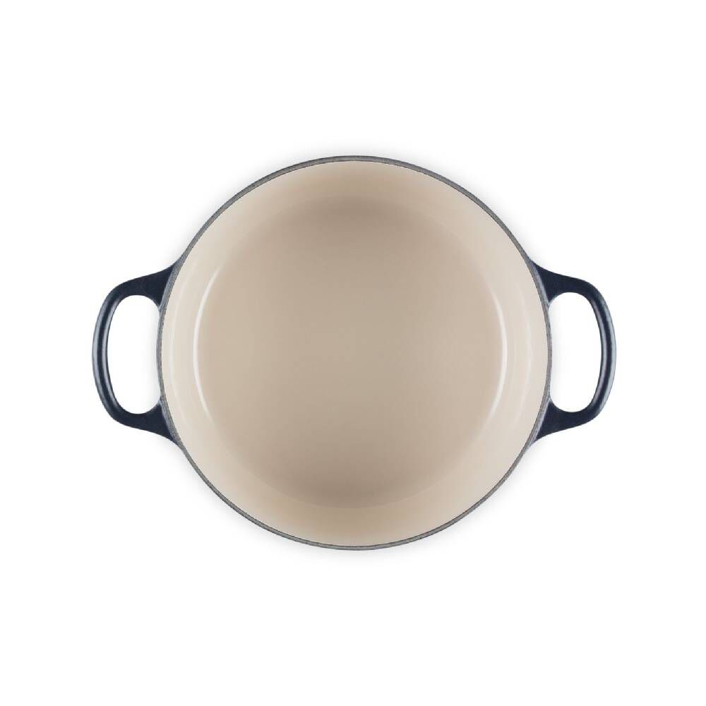 Buy Eternity Lace Round French Oven Navy 22cm Light Gold Knob for MYR ...